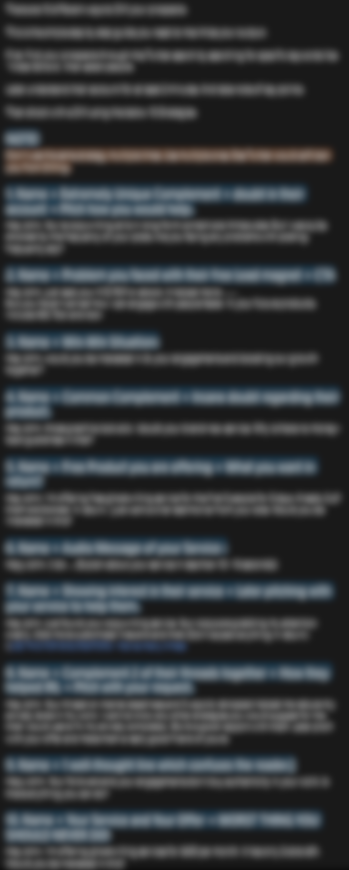 10 Optimized Cold DM Blueprints