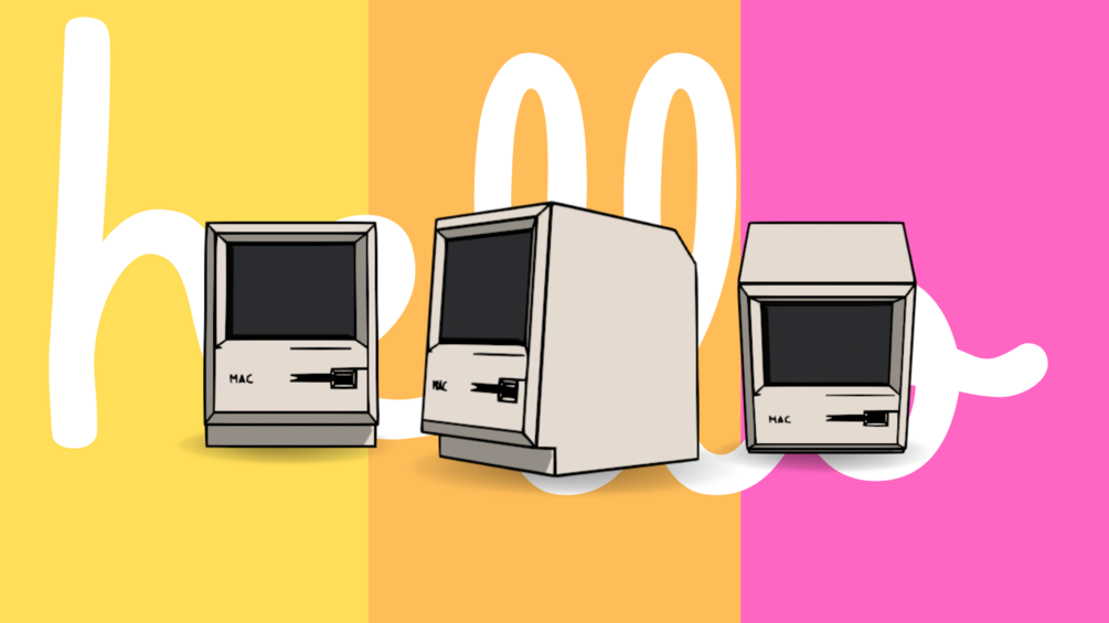 Simple Toon MACINTOSH BLENDER Scene With ANIMATIONS