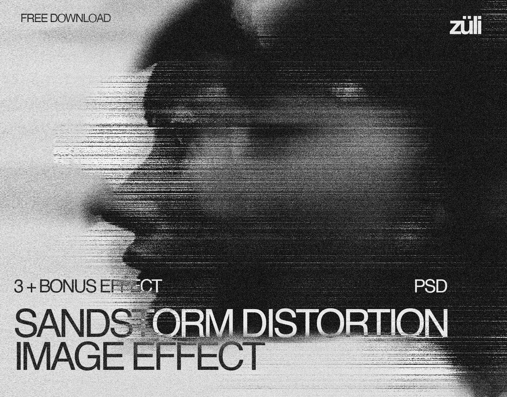 Free Grainy Sandstorm Distortion Image Effects