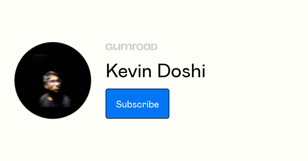 Kevin Doshi