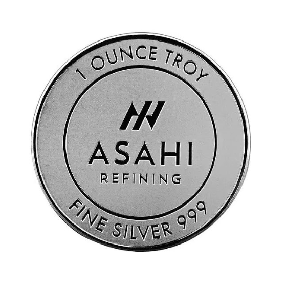 1 oz Asahi Refining Silver Round