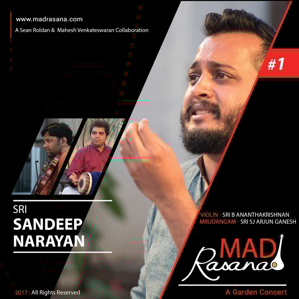 Sri Sandeep Narayan 01 - MadRasana Concert INR