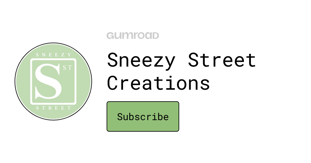 Sneezy Street Creations