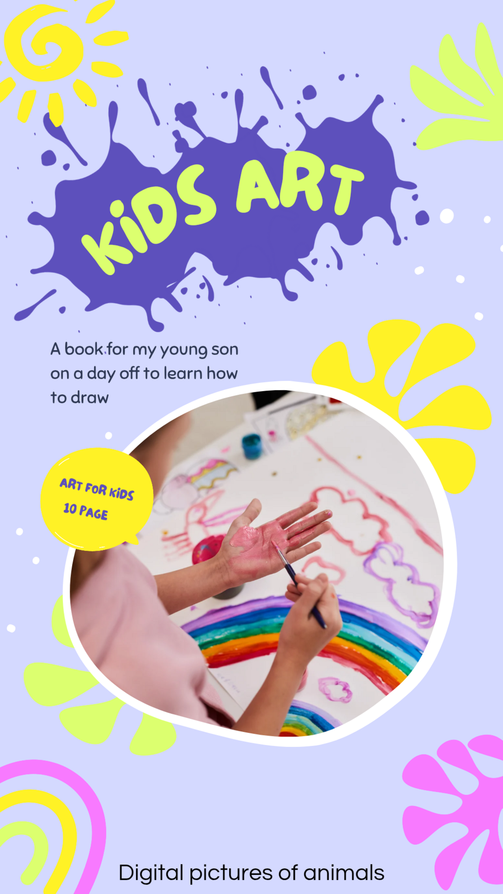 a creative art book for kids