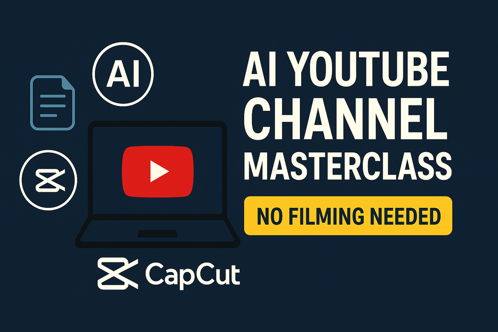 🎥 AI YouTube Channel Masterclass: Build & Grow with Zero Filming