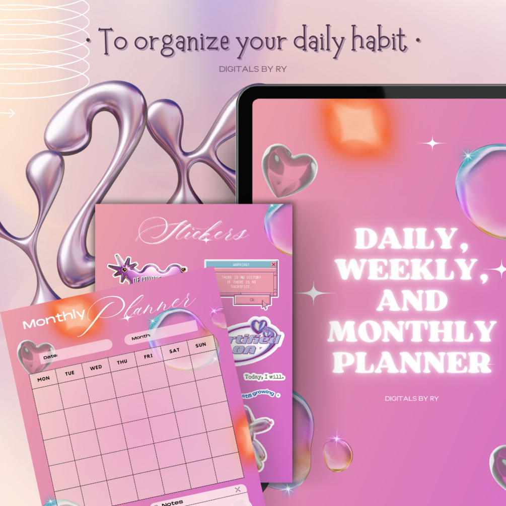 Y2K-inspired Planner