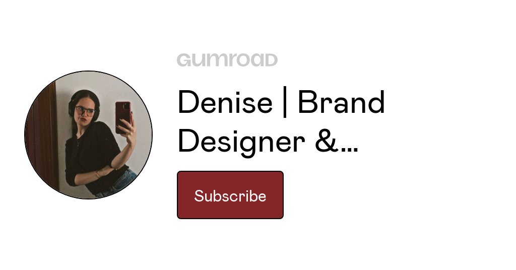 Denise | Brand Designer & Illustrator