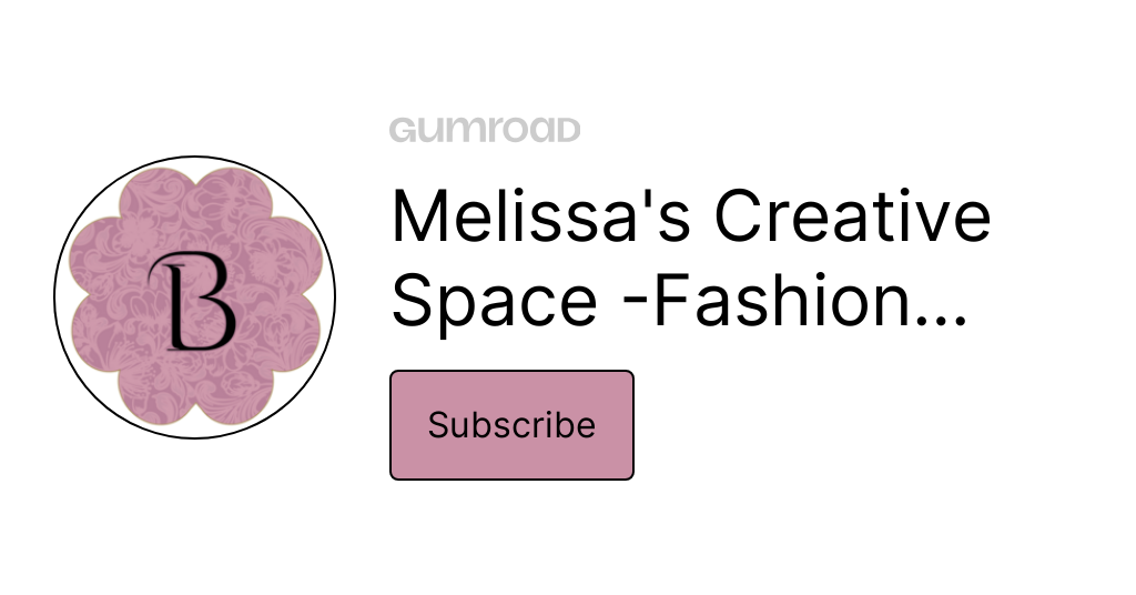 Melissa's Creative Space -Fashion Design, Development & Technical Drawings
