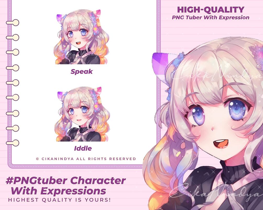 PNG Tuber, Png Tuber Twitch, Gif Pngtuber, Pngtuber Model, Pngtuber ...