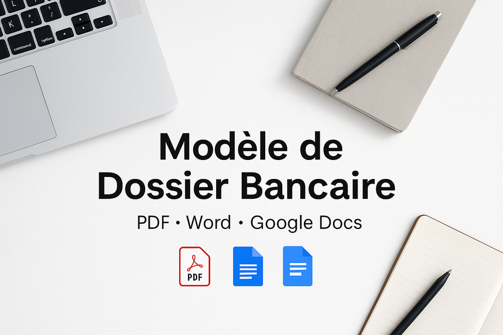 Modèle de Dossier Bancaire – PDF, Word & Google Docs (Pack 1)