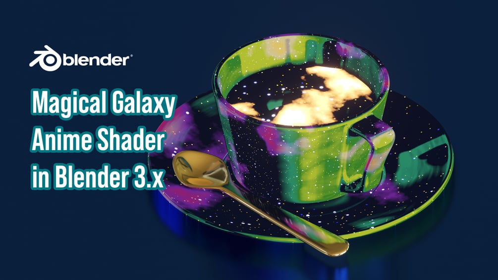 Anime Magical Galaxy shader in blender 3.x