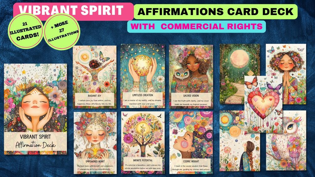 Vibrant Spirit Affirmations Card Deck