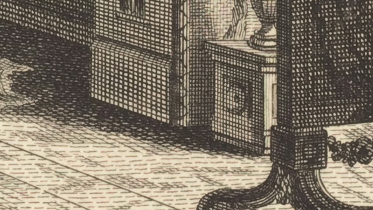 Le coucher created by Louis Bosse after Sigmund Freudenberger