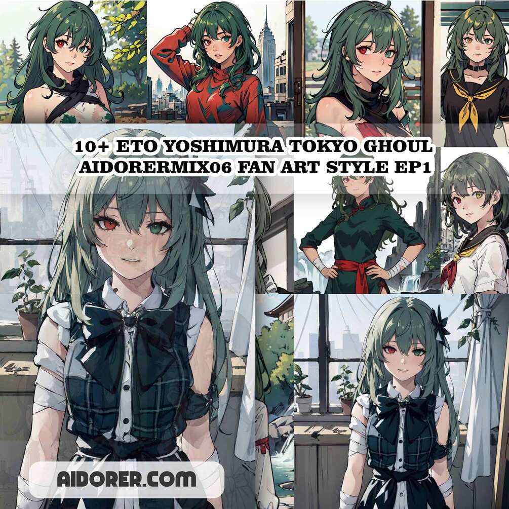 10+ ETO YOSHIMURA TOKYO GHOUL AIDORERMIX06 FAN ART STYLE EP1