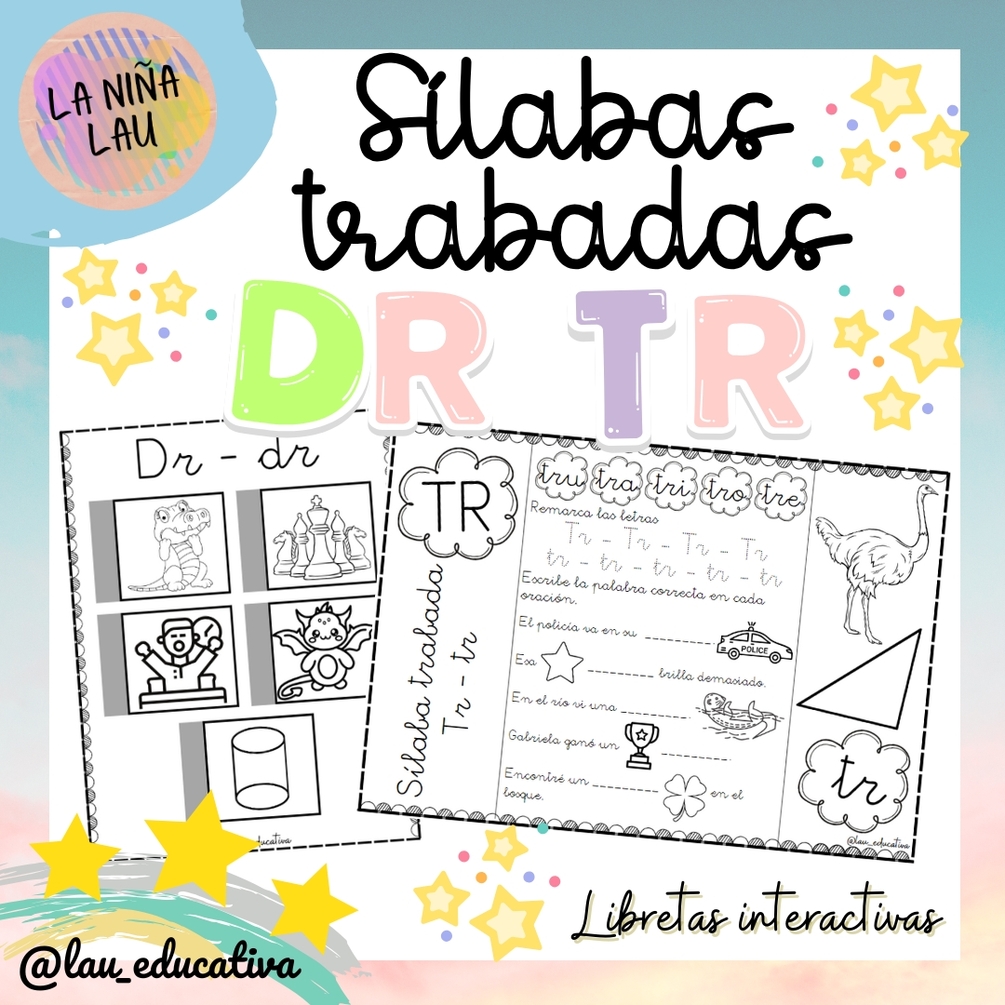 Sílabas trabadas TR - DR