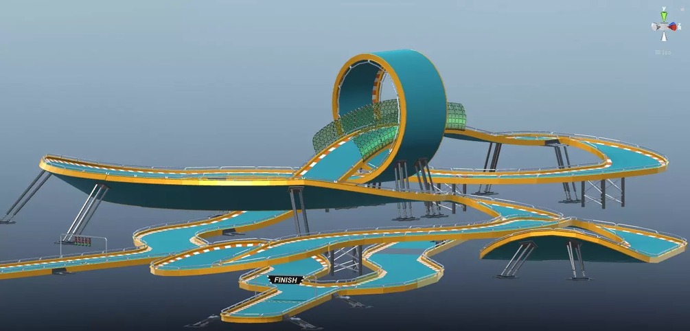 Low Poly Modular Race Track