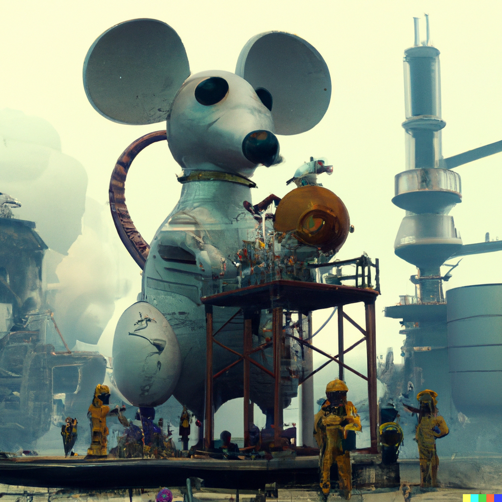 Robo Rat - Digital Art - Beeple Style