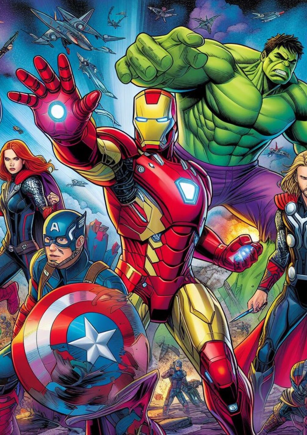 Marvelous Avengers Coloring Quest An Epic Coloring Adventure