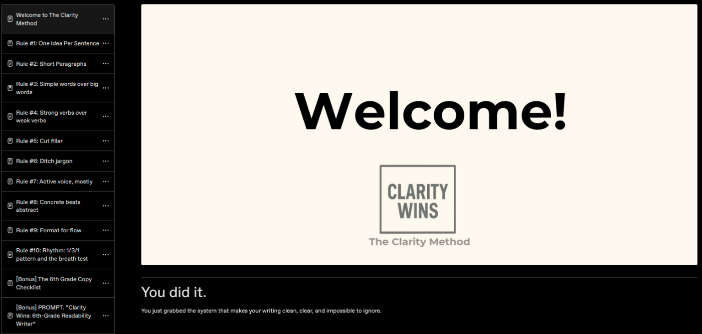 Fix any clunky draft in 15 minutes flat - with 10 simple clarity rules ...