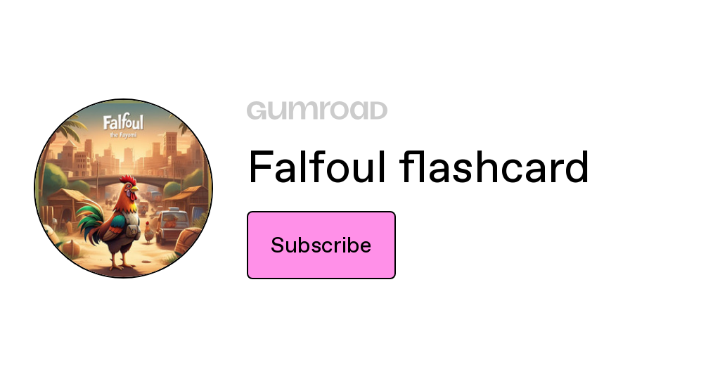 Falfoul flashcard
