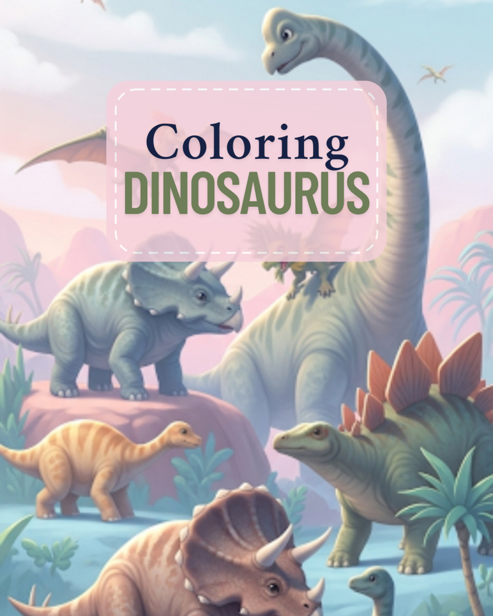 🦖Dino fun! 15 Printable Dinosaurus coloring pages for Kids