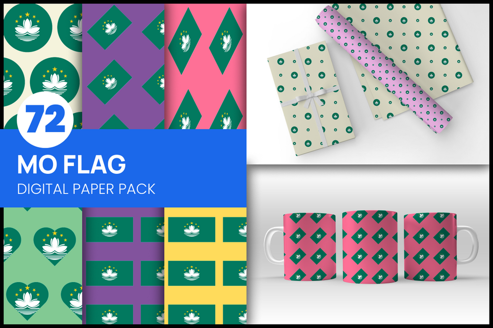 MO Flag Seamless Patterns