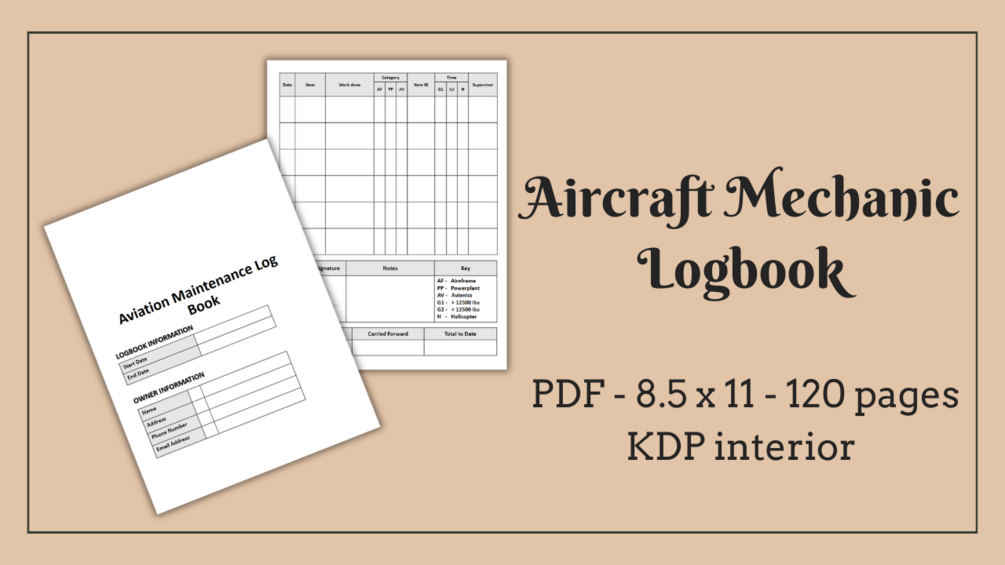 Aircraft Mechanic Logbook