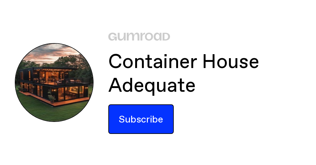 Container House Adequate