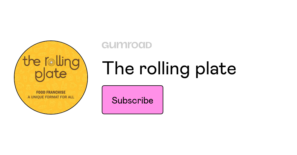 The rolling plate