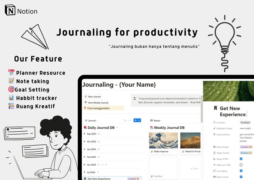 Notion Productivity Journal