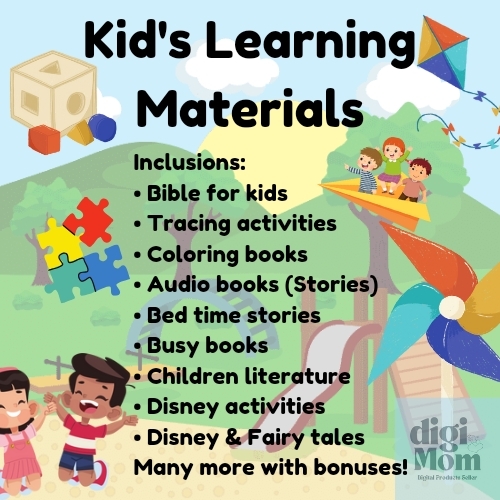 Kid's learning materials