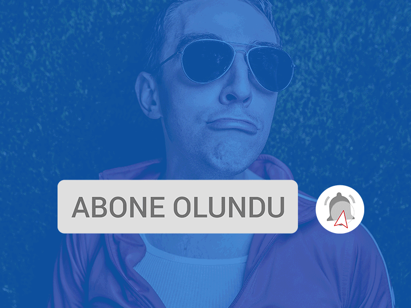 abone ol | Download Subscribe and Bell Notification HD Animation in Turkish