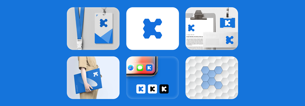 Kinetic - K + Hexagon Logomark