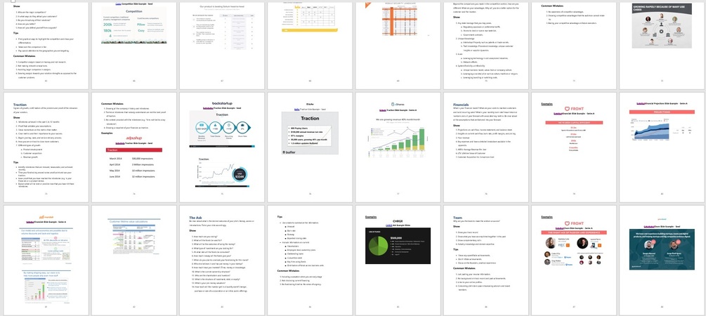 Pitch Deck Blueprint Book