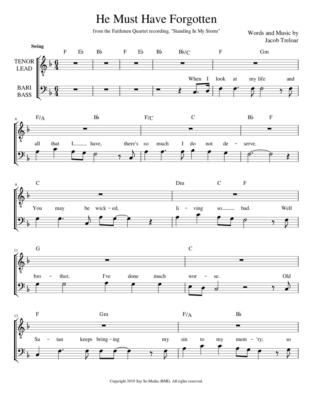 He Must Have Forgotten