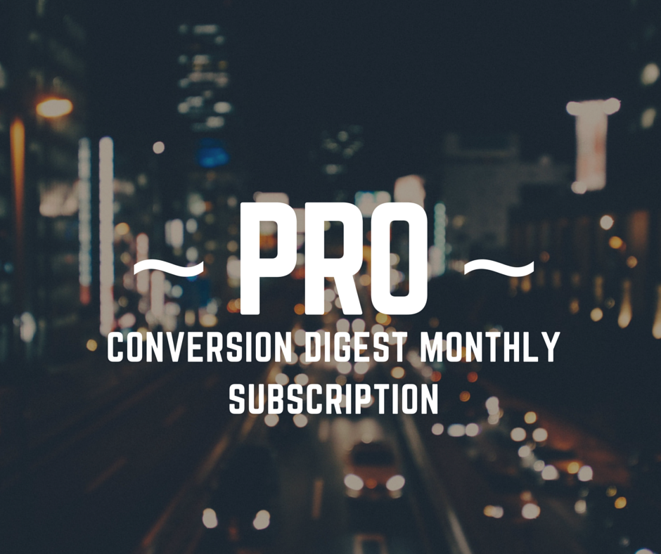 Conversion Digest Pro Plan