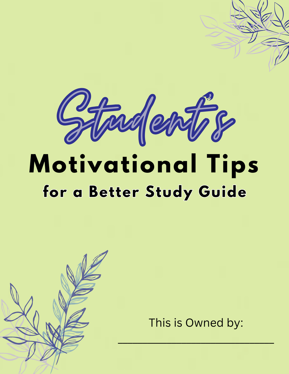 Motivational Journal for Students | Notion Template
