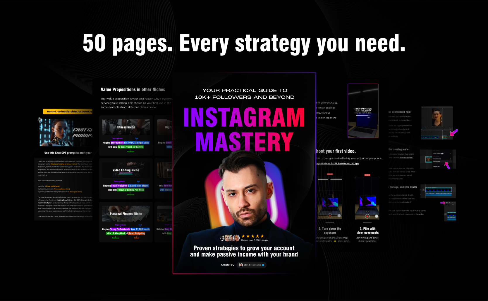 🥳 It's here! The Instagram Mastery Guide - Andrei Unlocked