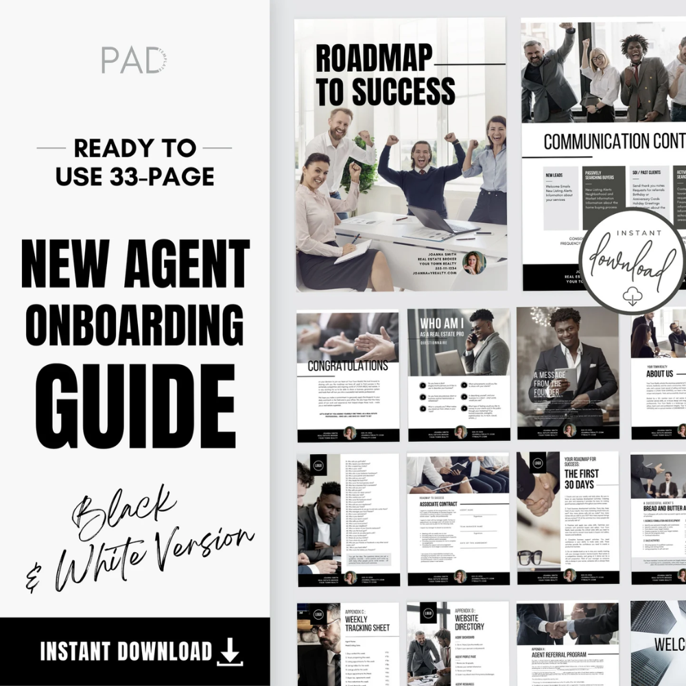 Real Estate Team Onboarding Guide | Realtor Hiring | Real Estate Recruiting | On-boarding ...