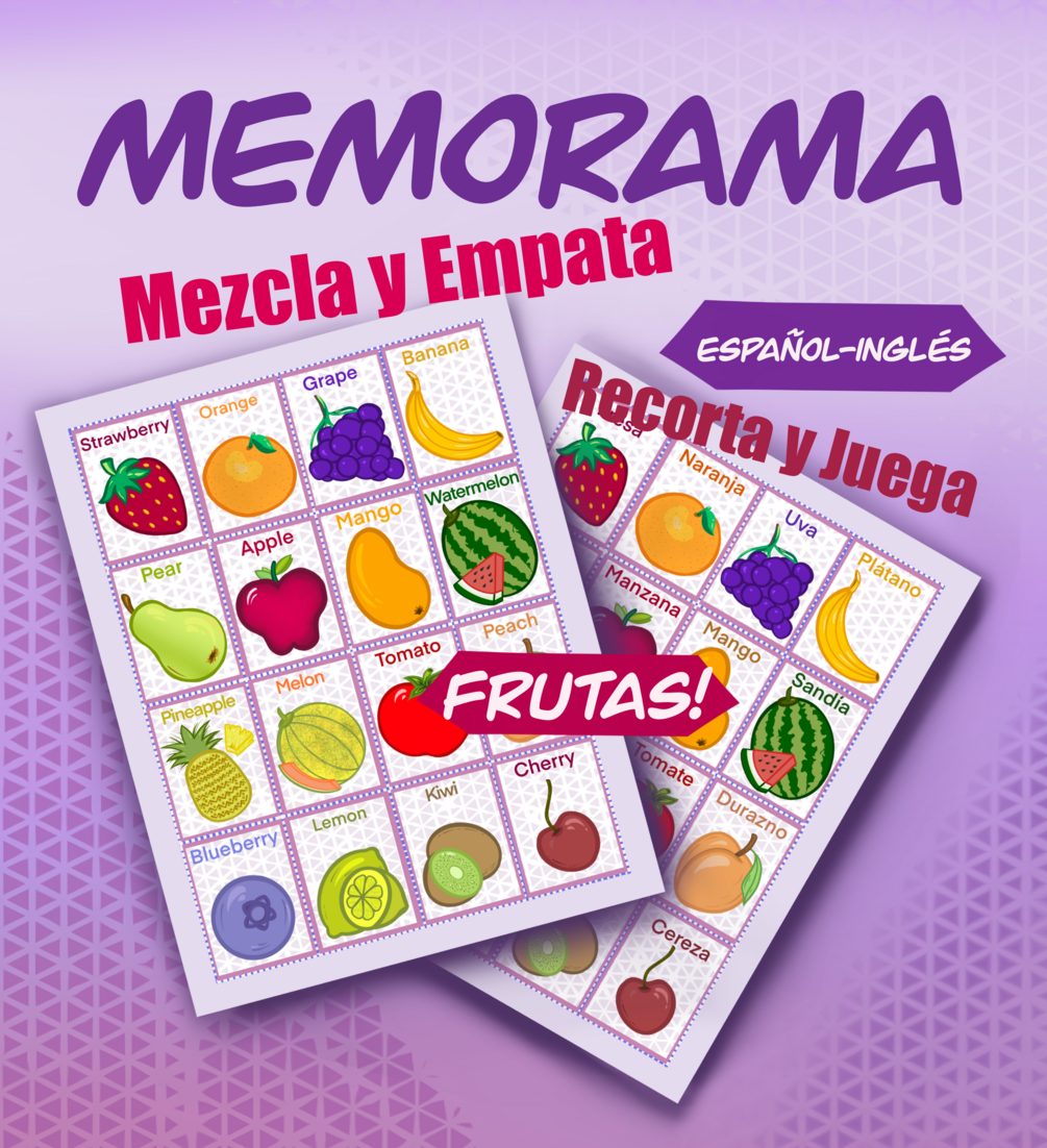 Juego de Memoria Español-Inglés