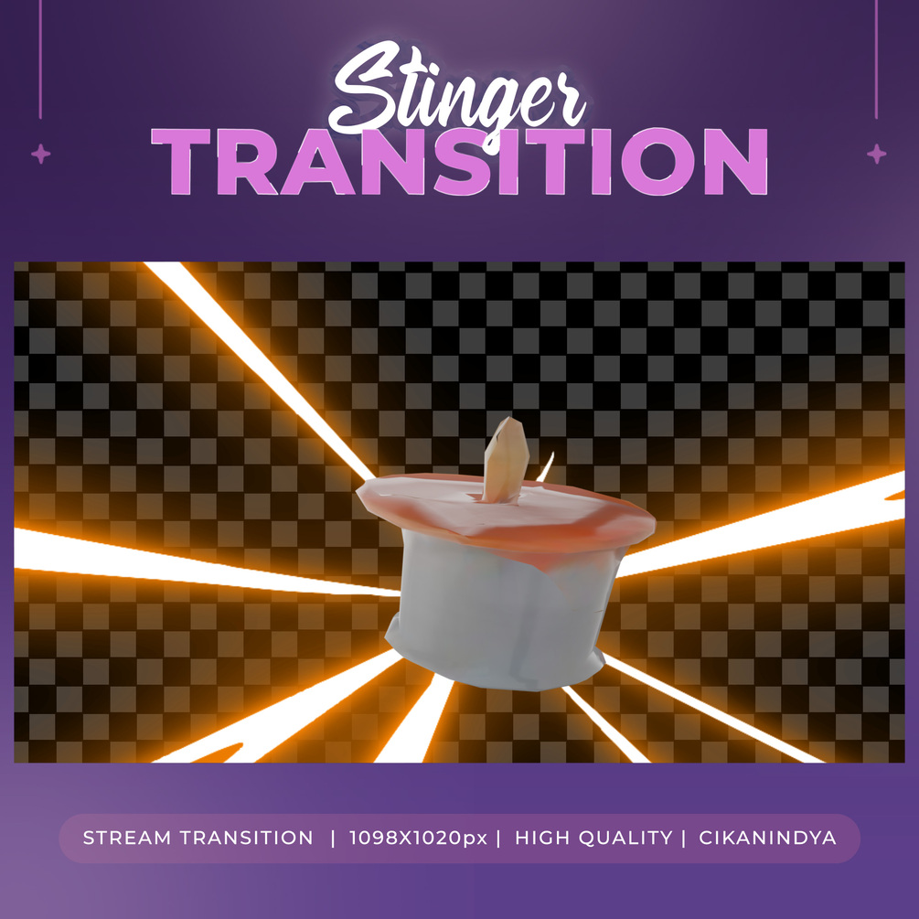 Animated Stinger Transition | Melting Candle Flame Burst for Spooky ...