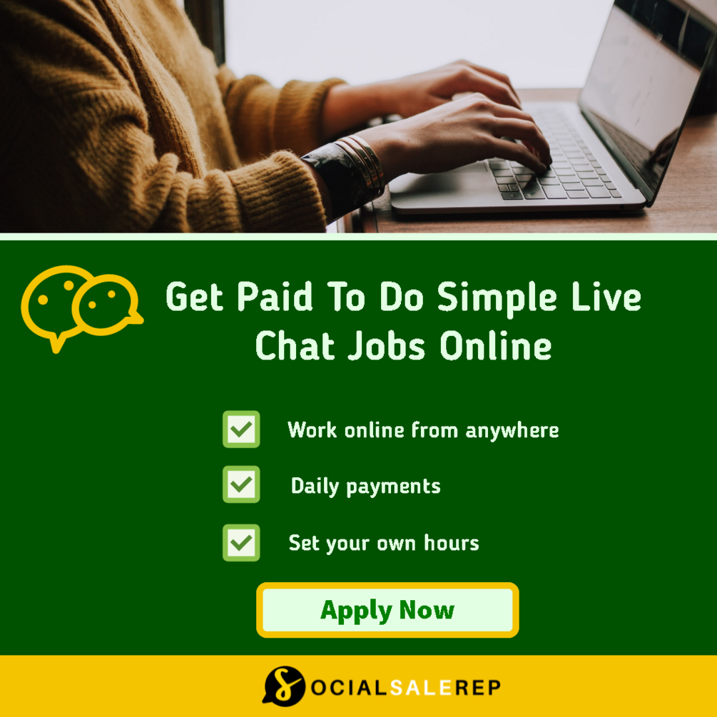 Live Chat Jobs - You have to try this one