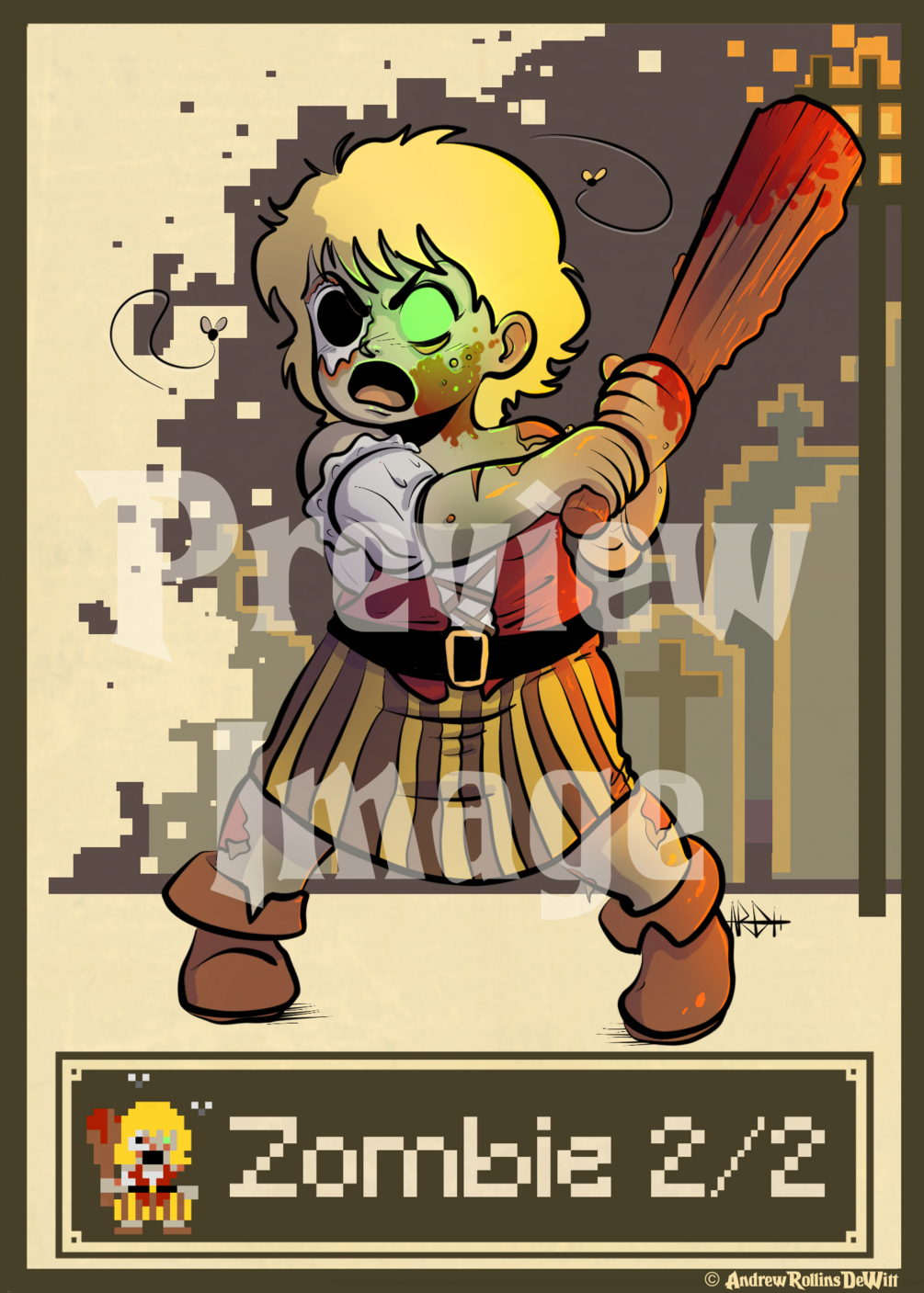 MTG Compatible Zombie Token