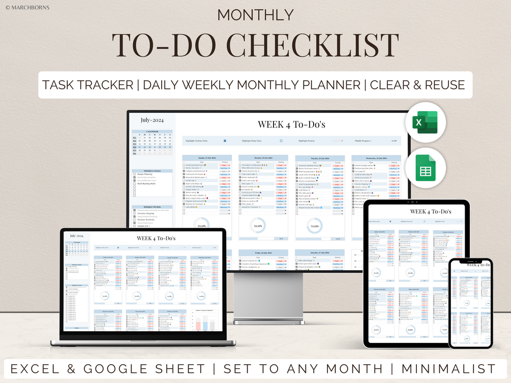 To do list checklist google sheet digital checklist template cleaning schedule everyday to do ...