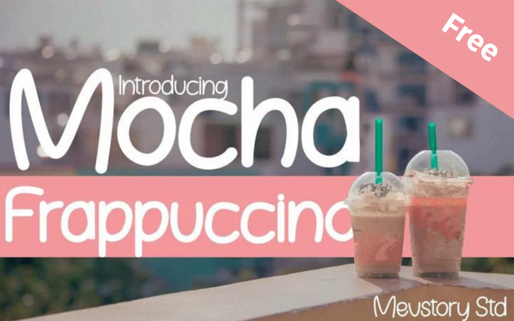 Free Mocha Frappuccino Font