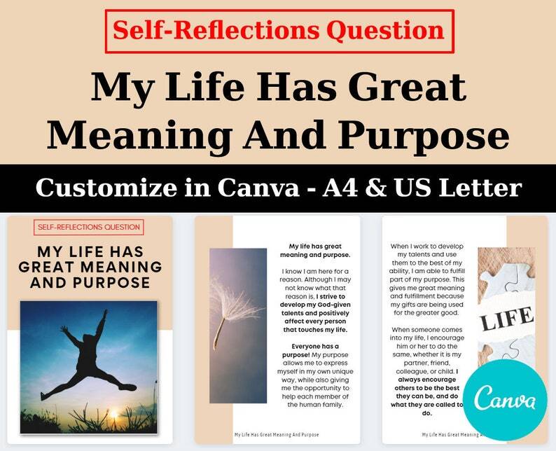 Life Coach Templates Worksheets | My Life Has Great Meaning And Purpose ...