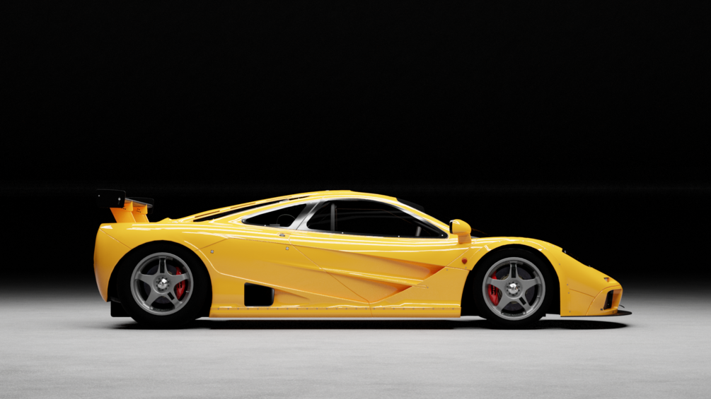 Mclaren F1 GTR HQ 3D Model