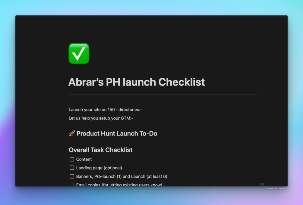 Product Hunt Launch Guide
