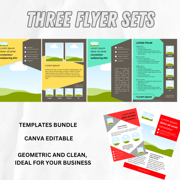 Canva Template, Flyer