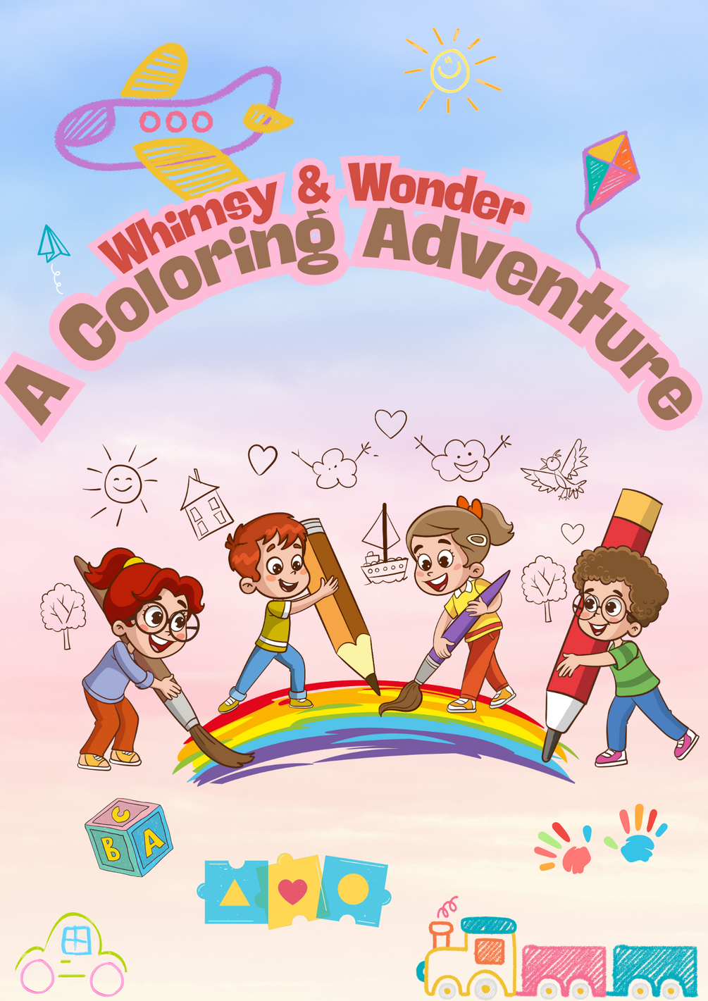 Whimsy & Wonder: A Coloring Adventure
